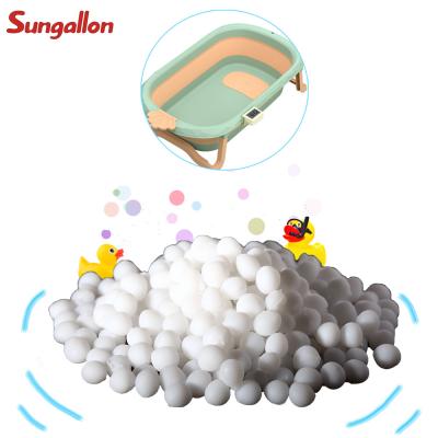 China Safe and Eco-Friendly TPE Granules for Infant Bath Folding Basins for sale