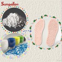 China Customizable TPE Thermoplastic Granules Insole Raw Material Soft Cushioning Shoe Pad Material Supplie for sale