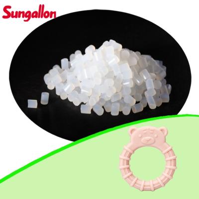 China Odorless and Non-Toxic TPE Granules Food Contact Grade for Baby Teethers Chewable TPR Product for sale