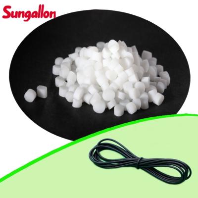 China High-Performance Customizable TPE Granules Soft Comfortable Halogen-Free Eco-Friendly Yellowing Resistant for Headphone Cables for sale