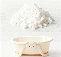 China Hypoallergenic Comfortable Easy-Clean for Infant Daily Bathing Baby Bathtubs Recyclable TPE Granules for sale
