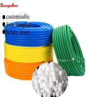 China Household Small Hose Materials SEBS/Mineral Oil Base TPE Granules in White Opaque or Customized Color for sale