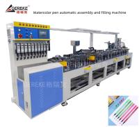 China Ultrasonic Welding Automatic Watercolor Pen Filling Machine 50-60 Pcs/Min for sale