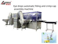 China Aluminum Bottle Sprayer Cap Crimp Automatic Assembly Machine Medical Oral Spray Filling for sale