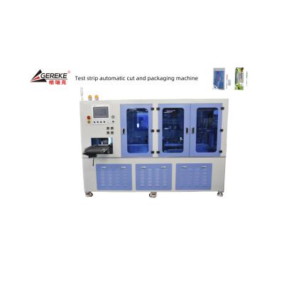 China Automatic Cutting Packaging Rapid Test Kit Assembly Machine 30-35 pcs/min for sale