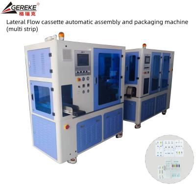 China Multi Strip Rapid Test Kit Assembly Machine 4.5kw With Cut Machine for sale