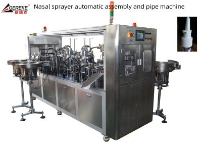 China Nasal Spray Pump Automatic Assembly Machinery 3600 Pcs Hour for Gasket Fitting Dip Tube Insert for sale