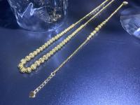 China 18K Yellow Gold Custom Jewelry with 75% Pure Gold Content and Personalized Length Options for Fashion Classics Collection for sale