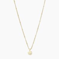 China Customized C-Wave 18K Light Yellow Gold Bar Necklace with Natural Moonstone - QICAI Model for sale
