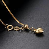 China 18K Yellow Gold Chopin Chain Necklace AU750 Solid 16''-28'' Lengths with Third Party Certification for sale