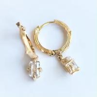 China 14K 18K 24K Gold Plumeria Full Hoop Earrings - 58.3% to 99.9% Pure Gold Tropical Floral Design for sale