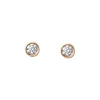 China 14K 18K 24K Gold Plumeria Full Hoop Earrings for Jewelry Collection for sale
