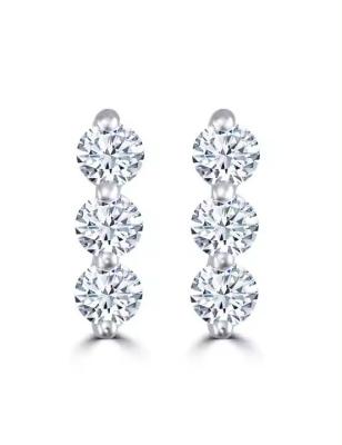 China 14K 18K 24K Gold Plumeria Full Hoop Earrings 30mm Diameter Floral Design Jewelry for sale