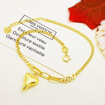 China Graceful 18kt Gold Miniature Pendant Necklace 45cm Chain for sale