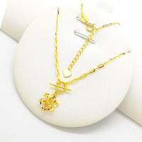 China Exquisite 18kt Yellow Gold Mini Pendant Necklace 45cm Chain Length for sale