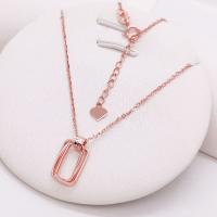 China 18kt Gold Mini Pendant Necklace 45cm Fine Jewelry for Women for sale