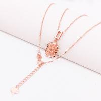 China Understated Mini Gold Pendant Necklace Set with Elegant Design and Premium Finish - 3-Piece Collection for sale