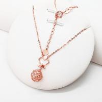 China 18kt Gold Mini Pendant Necklace - Elegant Compact Jewelry with Premium Gold Construction for sale