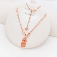 China Petite Miniature Gold Pendant Necklace Ensemble with 15-20mm Pendant and 40-45cm Adjustable Chain for sale