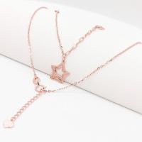 China 18kt Yellow Gold Petite Mini Pendant Necklace 0.5g Lightweight Fine Jewelry for sale