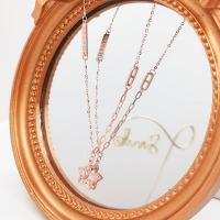 China 18kt Yellow Gold Petite Mini Pendant Necklace 0.5g Lightweight Fine Jewelry for sale