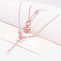 China 18K Yellow Gold Classic Necklace for Women - 75% Pure Gold Content with Secure Clasp for sale