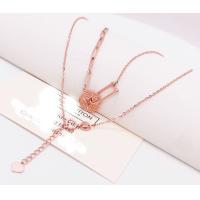 China 18K Gold Necklace Jewelry Gift for Women 45cm Chain Length for sale