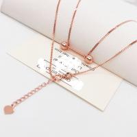 China 18K Real Gold Necklace Fine Jewelry Party Wedding Women 45cm Chain for sale