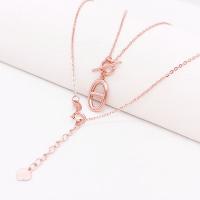 China 18kt Yellow Gold Pendant Necklace for Women Petite 45cm Chain for sale