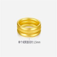 China Elegant Thin Gold Rings for Women - 1.5mm Band Width Available in Multiple Sizes 4-9 for sale