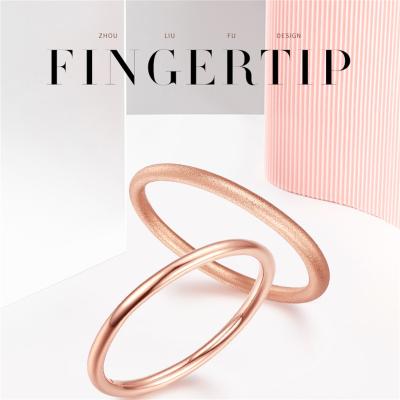 China Minimalist 18K Gold Statement Bands - 750/1000 Purity Premium Jewelry Collection for sale