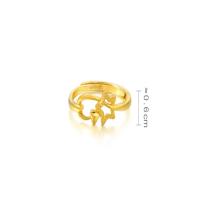 China Classic Thin Gold Rings for Women - 2mm Band Width Elegant Jewelry Accessories for sale