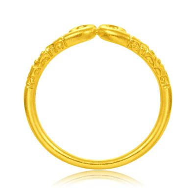 China 18K Gold Statement Rings - 750/1000 Purity Luxury Jewelry with Multiple Size Options for sale