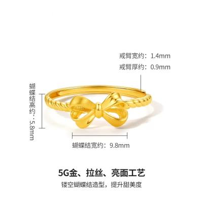 China Versatile Gold Ring Collection for Women - US Size 5-9 with Premium Gold Alloy Construction for sale