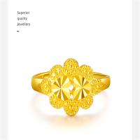 China 18K Gold Rings for Women - Subtle Elegance Collection with 75% Gold Purity and US Size 4-10 Options for sale
