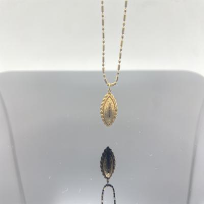 China Dainty 18kt Yellow Gold Pendant Necklace - 16-18 Inch Chain with 1-1.5cm Pendant - 750/1000 Gold Purity for sale