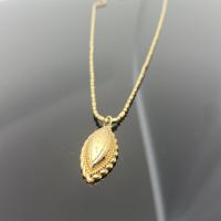 China Dainty 18kt Yellow Gold Pendant Necklace - 16-18 Inch Chain with 1-1.5cm Pendant - 750/1000 Gold Purity for sale