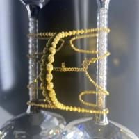 China 18kt Yellow Gold Delicate Pendant Necklace - 750/1000 Gold Purity with Secure Clasp for Everyday Wear for sale