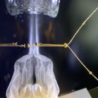 China Subtle 18kt Yellow Gold Pendant Necklace for sale