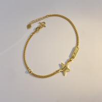 China 18K Solid Gold Heart Bracelet 7.5 Inch Fine Jewelry for Women for sale
