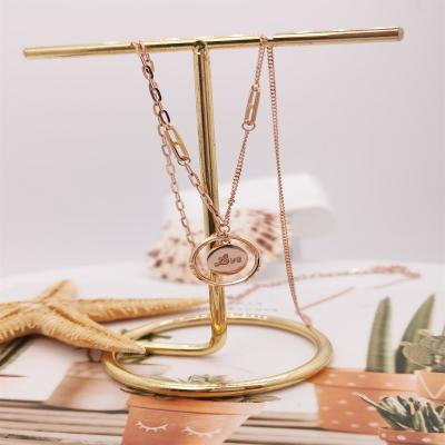 China 18kt Yellow Gold Pendant Necklace - 75% Pure Gold Content with Premium Chain and Secure Clasp for sale