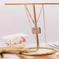 China 18kt Yellow Gold Pendant Necklace with Sparkling Finish - 75% Pure Gold Content Jewelry Set for sale