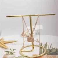 China 18kt Yellow Gold Pendant Necklace with Sparkling Finish - 75% Pure Gold Content Jewelry Set for sale