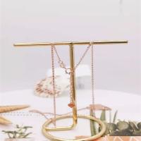 China 18kt Yellow Gold Pendant Necklace with Sparkling Finish - 75% Pure Gold Content Jewelry Set for sale