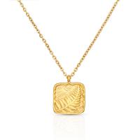 China Luxurious 18kt Yellow Gold Pendant Necklace - Premium 18 Karat Jewelry with Elegant Design for sale