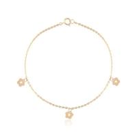 China 18KT Gold Bracelet 75% Pure Gold Elegant Jewelry with Secure Clasp and Professional Finish for sale