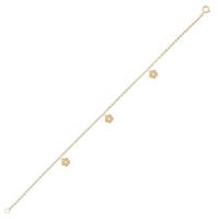 China 18KT Gold Bracelet 75% Pure Gold Elegant Jewelry with Secure Clasp and Professional Finish for sale