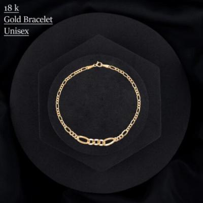 China 18KT Gold Bracelets Collection - 75% Pure Gold Content with 6.5