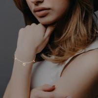 China 18KT Gold Bracelet Collection - 75% Pure Gold Content with Multiple Size Options for Elegant Jewelry for sale