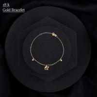 China 18KT Gold Bracelet Collection - 75% Pure Gold Content with Multiple Size Options for Elegant Jewelry for sale